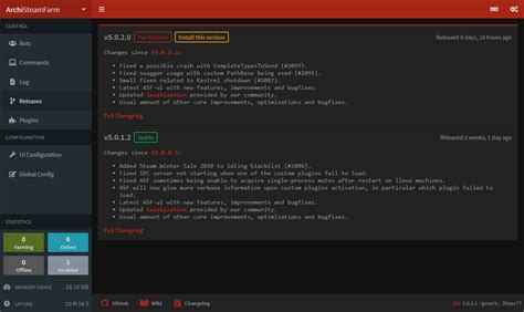 Install Badge Doesn T Handle Current Installed ASF Version Properly Issue JustArchiNET