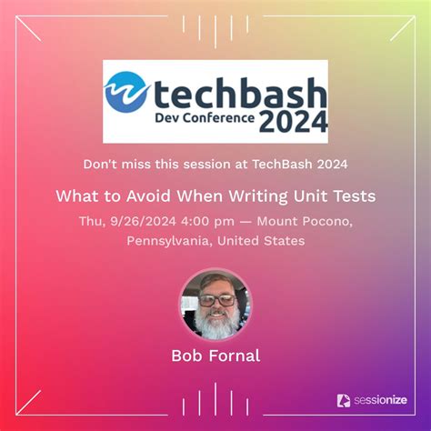 Robert A Fornal On Linkedin Ill Be Speaking At Techbash Foundation