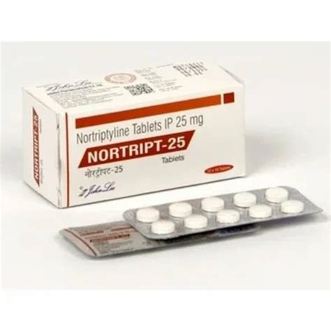 Nortriptyline 25 Mg At ₹ 150 Strip Gabapentin And Nortriptyline