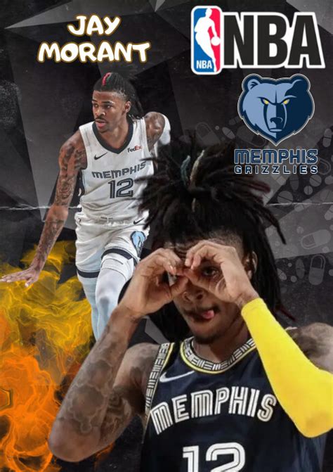 Jay Morant Templat Postermywall