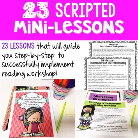 Reading Workshop Mini Lessons Inspire Me Asap