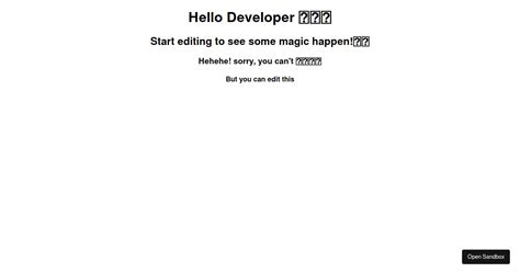 Safeguard Content Codesandbox