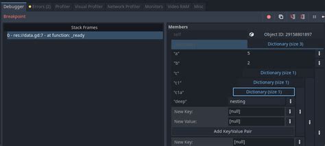 Inspector Cant Show 3rd Level Of Nesting For Runtime Dictionaries