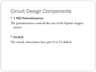 Presentation Bipolar Stepper Motor Driver Circuit PPT