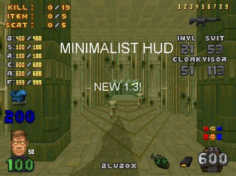Minimalist HUD Addon Brutal Doom Mod For Doom ModDB