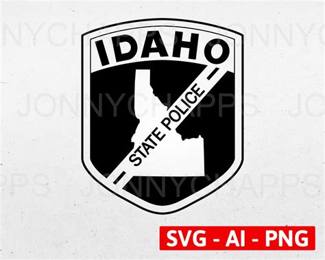 Idaho State Police Department Trooper Seal Isp Logo Law Etsy