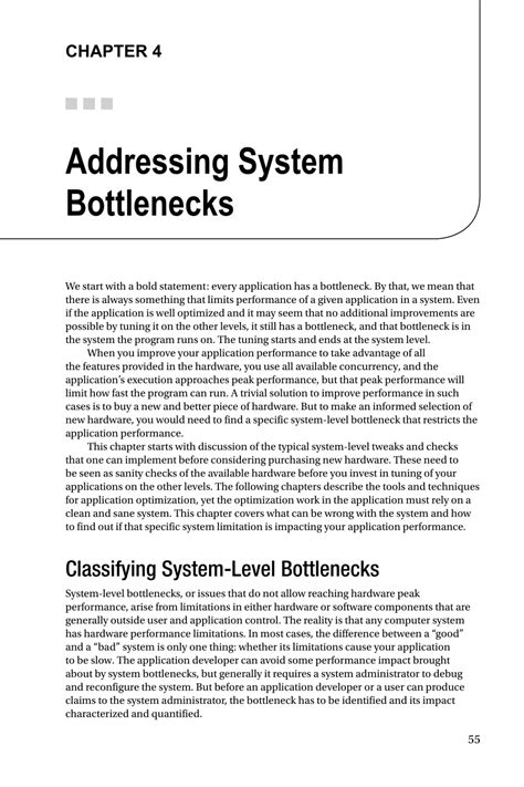 Pdf Addressing System Bottlenecks