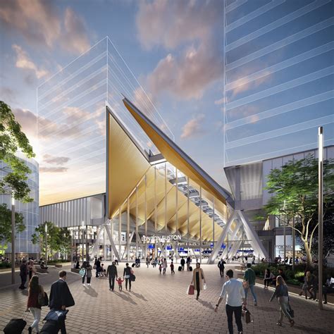 grimshaw s latest design for london euston hs2 station revealed