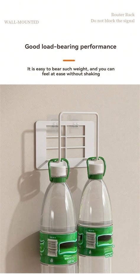 Wall Mounted Router Holder Shelf Living Room Wall Mount Stand For Set Top Box Wifi Router For