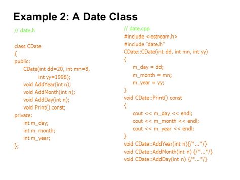 Introduction To C Programming Module 2 Classes And Operator Overloading