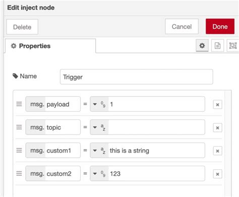 Node RED Messages And Variables Tech Explorations