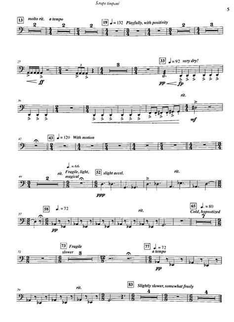 Is 5 Timpani Ideal For This Tuning While Striking Questions Tips Much Appreciated R Percussion