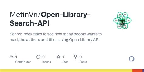 Github Metinvnopen Library Search Api Search Book Titles To See How