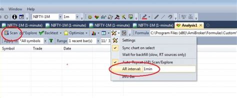 How To Apply Multiple Scripts Scanning In Amibroker Explorer Algos