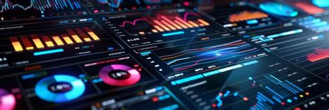 a hightech dashboard displaying realtime data on esg metrics premium