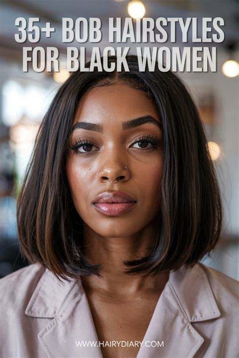 35 Stunning Bob Hairstyles Perfect For Black Women Hairydiary