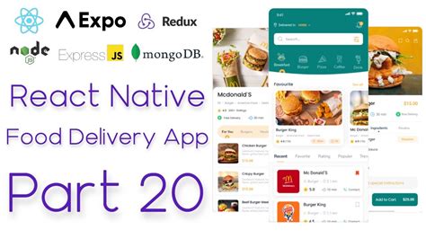 react native food delivery app part 20 major version upgrades and