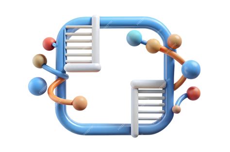 Minimalistic Flat Vector Illustration Of Ai Driven Algorithmic Border