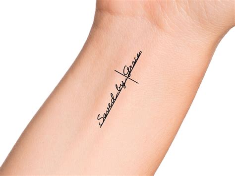 Saved Word Tattoo