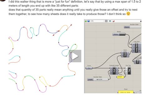 Curve Division Optimisation Grasshopper Mcneel Forum