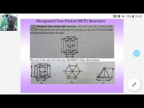 Lecture 6 APF Calculation FCC HCP YouTube