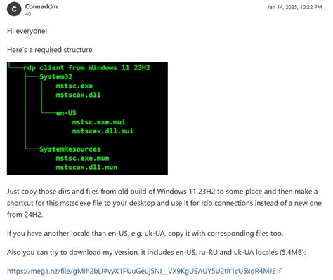 Upgrading To Windows 11 24h2 Causes Remote Desktop Connections To Windows 7 Machines Not To Show