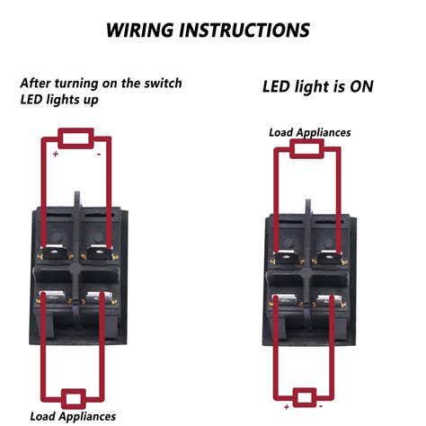 Ac Switch On Off 4pin With Light Kcd4 Yellow