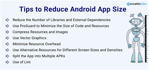 how to reduce android app size blog concetto labs