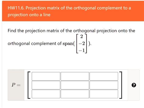 What Is The Orthogonal Complement Of A Matrix At Mariam Oberg Blog