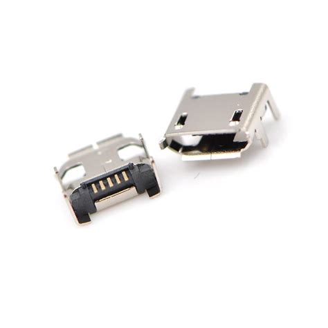 Купить 10 шт разъем Micro Usb типа B гнездовой 5 контактный разъем
