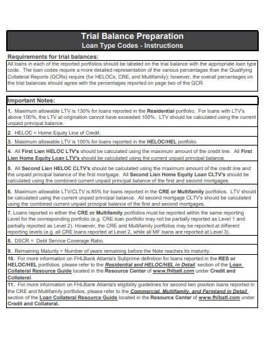 Free 11 Trial Balance Samples And Templates In Pdf Ms Word