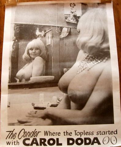 Carol Doda 1960s Vintage Condor Theatre Poster Topless 73932157