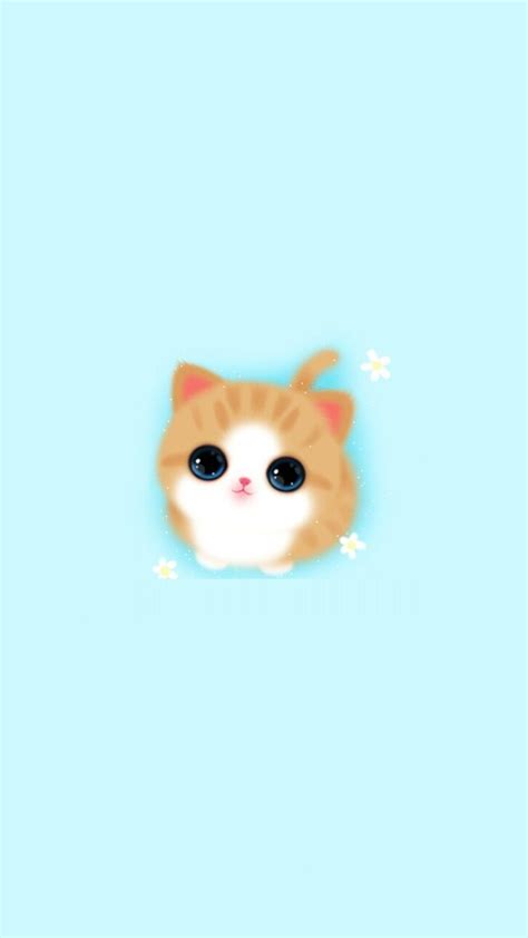 Cute Light Blue Kawaii Wallpapers Wallpaper Cave