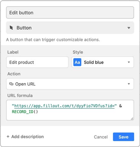 update existing airtable records with a form