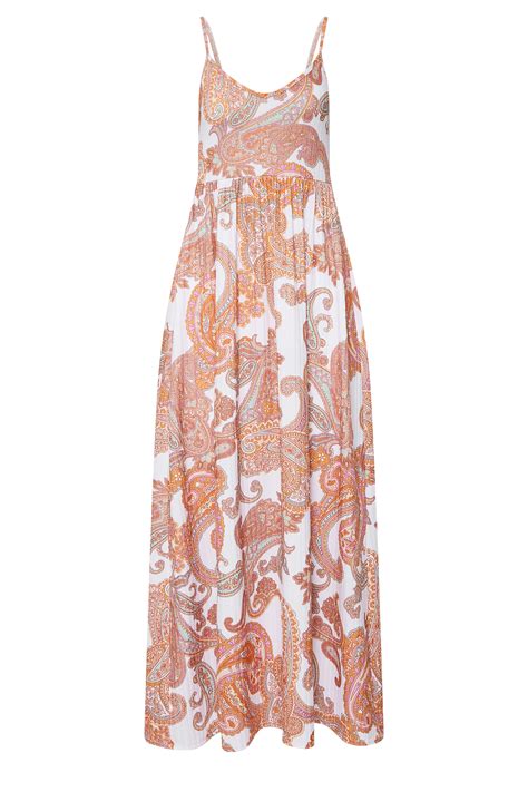 Pixiegirl White Paisley Print Maxi Dress Pixiegirl