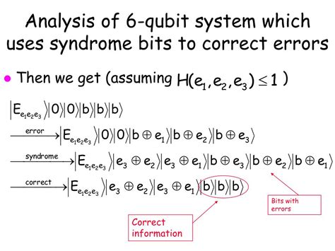 Ppt Quantum Error Correction Powerpoint Presentation Free Download
