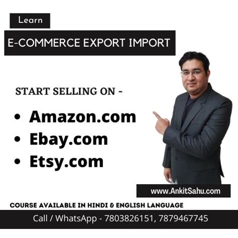 Best Export Import Course E Commerce Export Import Training And Services