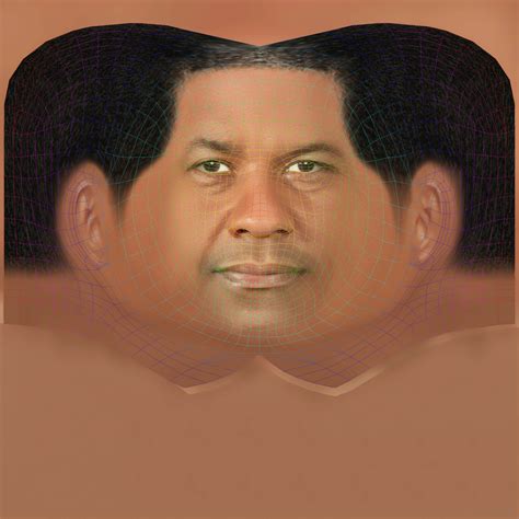 Daniel Washington Head Low Poly Head For Game 3d Model By Nammichael