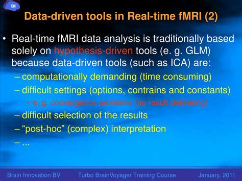 Ppt Real Time Independent Component Analysis Of Functional Mri Time Series Powerpoint