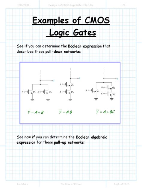 examples of cmos logic gates filled pdf