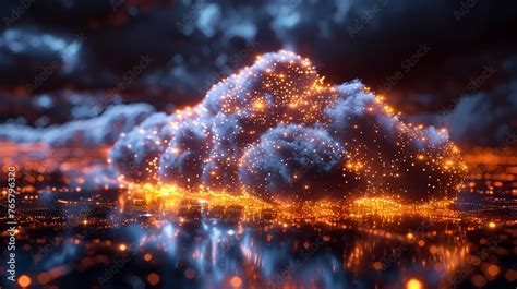 A Dynamic Snapshot Of A Cloud Based Database Platform Seamlessly Transitioning To A Hybrid