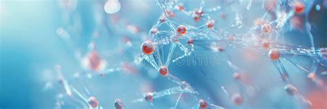 Molecular Network Structure Abstract Image Symbolizing Connection Science Technology Innovation