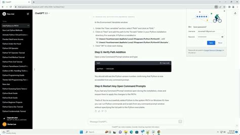 How To Add Python Path In Windows 10 Youtube