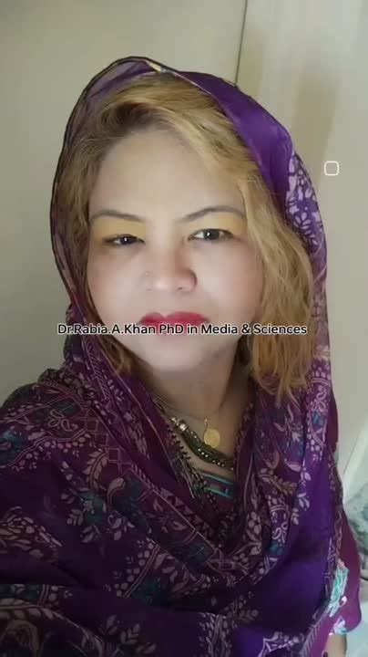 Excellence Dr Rabia A Khan Phd In Media And Sciences Educationist Author And… Dr Rabia A Khan