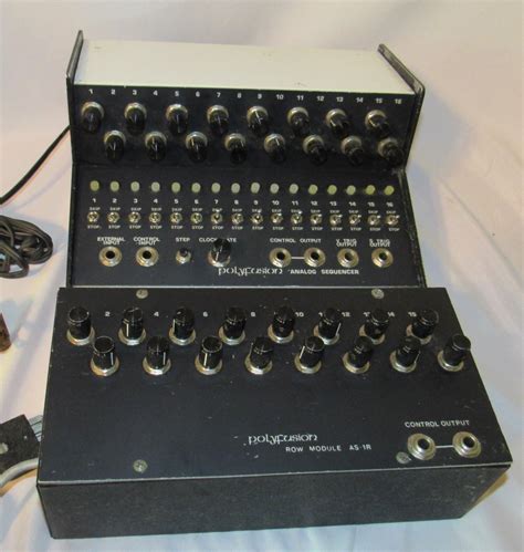 MATRIXSYNTH Polyfusion Analog Sequencer Row Modular AS 1 R Synthesizer SN 7503