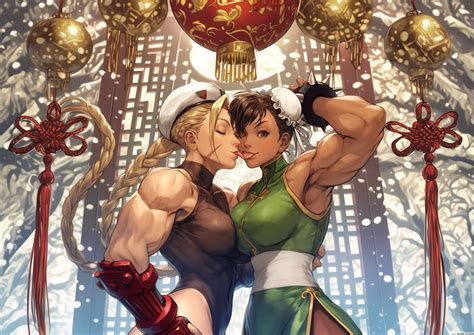 Cammy And Chun Li By Jinfat On Deviantart