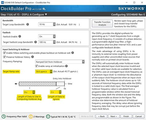 An1170 Holdover Using The Si5348 Network Synchronizer Clock
