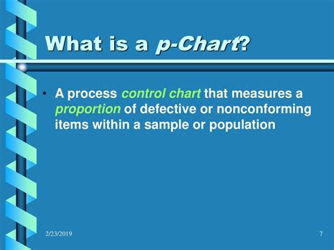 p charts attribute based control charts ppt download