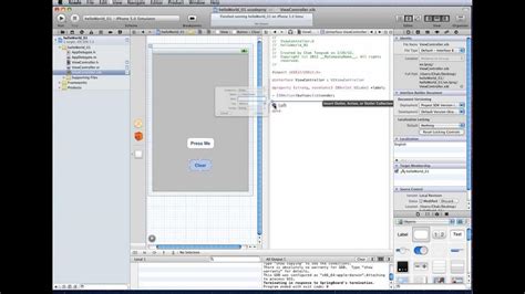 002 Tutorial Or Learn To Develop Simple Ios5 Iphone App Using Xcode Part 2 Youtube