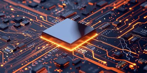 Symbolizing Ai Technology With A Powerful Computer Processor Microchip Concept Technology Ai